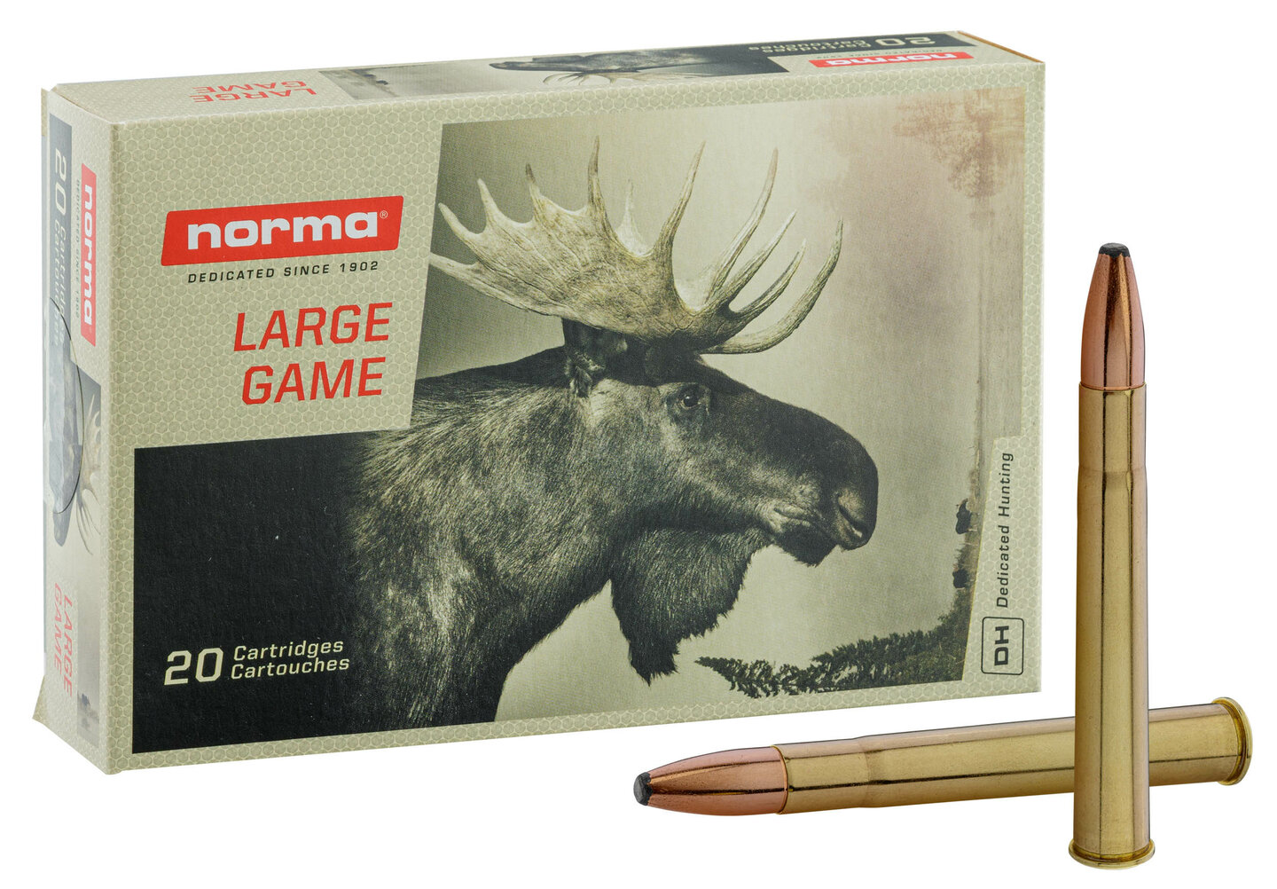 Norma 9,3x74 R Oryx 285 grains / 18,5 g - Munitions de Chasse ...