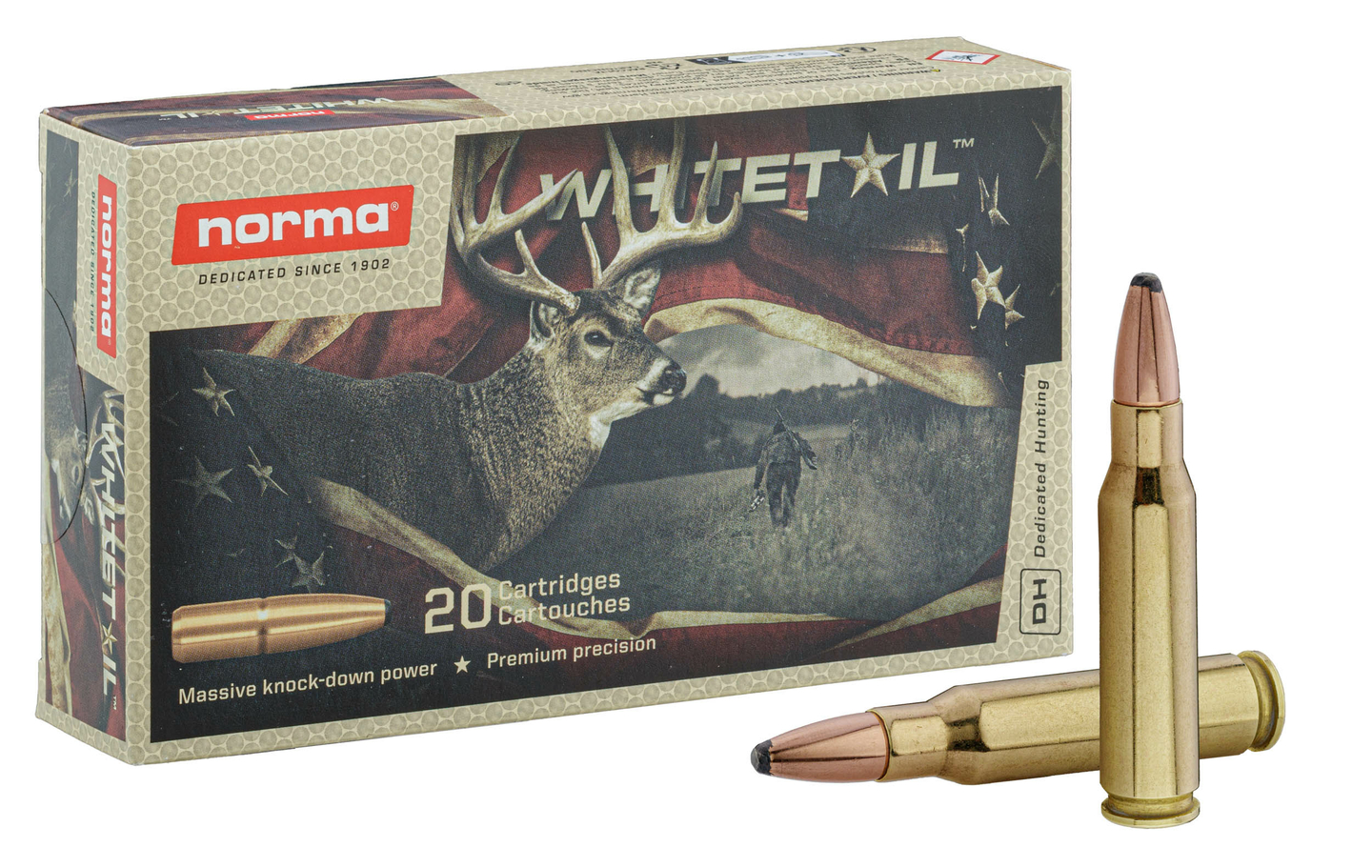 Norma .308 Winchester Whitetail - Munitions de Chasse - armurerie-meneux