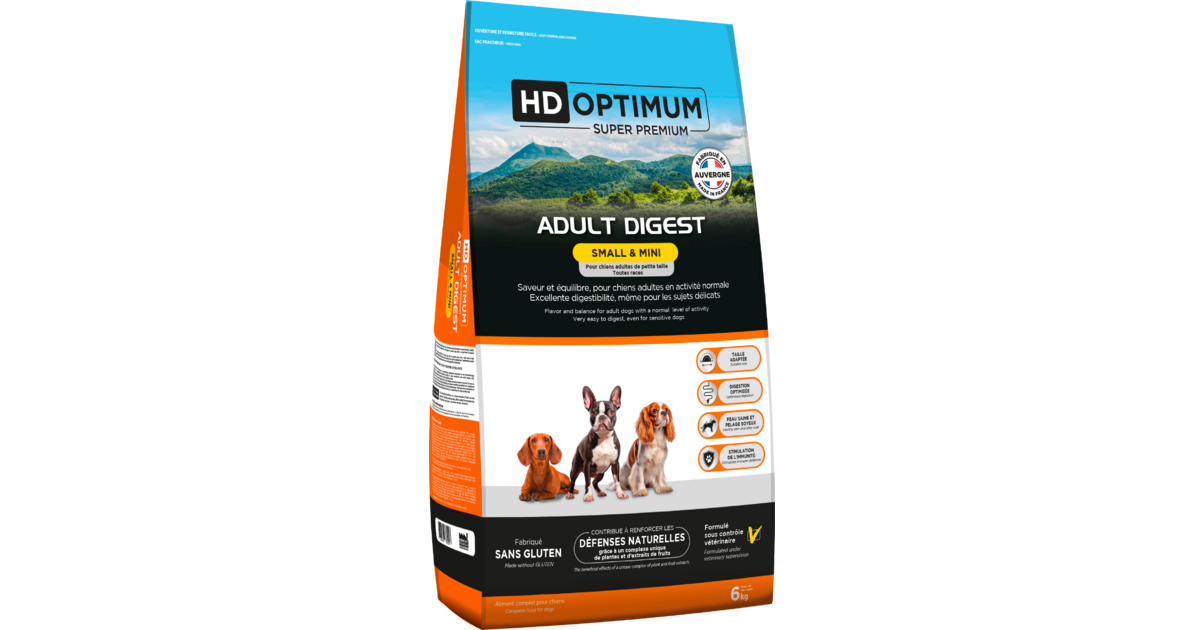 HD Optimum Small & Mini - Adult Digest 6kg - Gamme HD Optimum - corsic ...