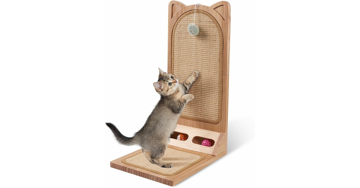 Griffoir chat sisal anti-rayure pour canapés et murs