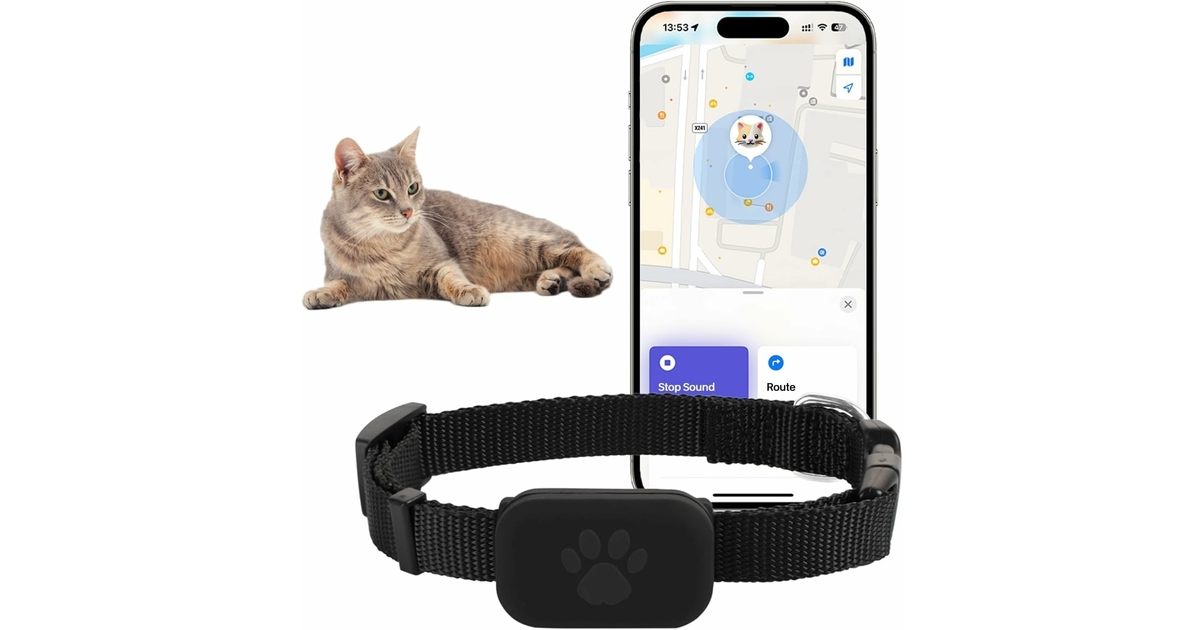 Collier GPS Chat Tracker sans frais – Localisez votre chat facilement