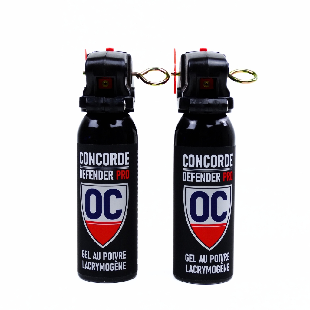Bombe Lacrymogène Gel poivre & Gaz CS 100% légal | Livraison 48h