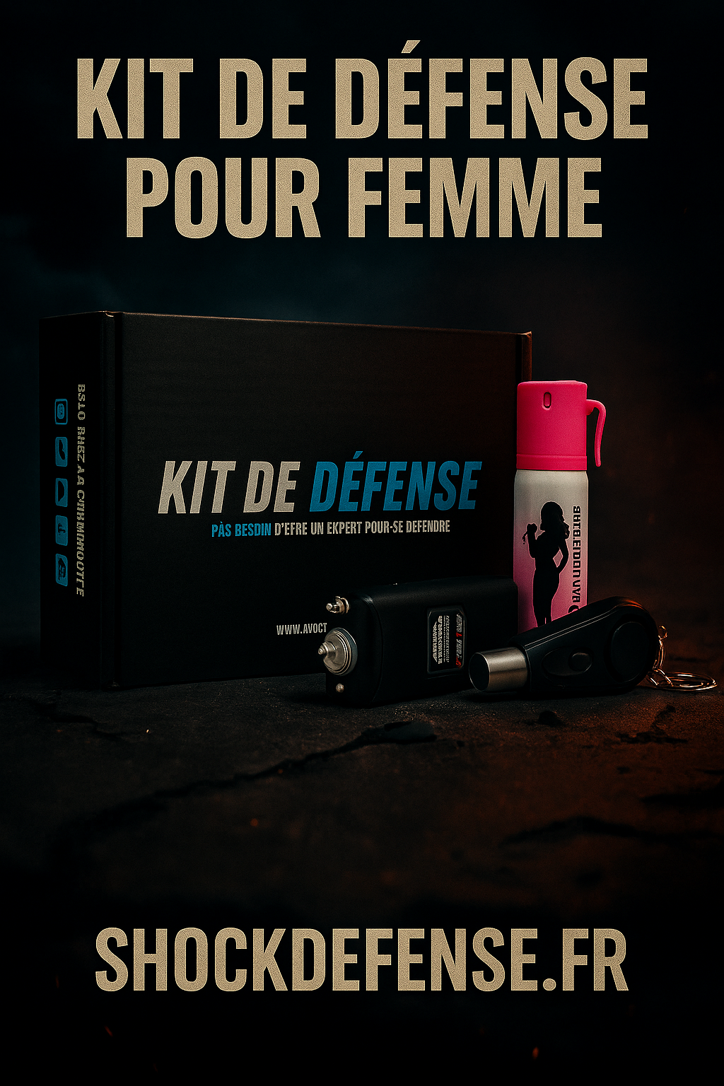 Meilleure Arme de Défense Femme : 100% Légale - Livraison 48h