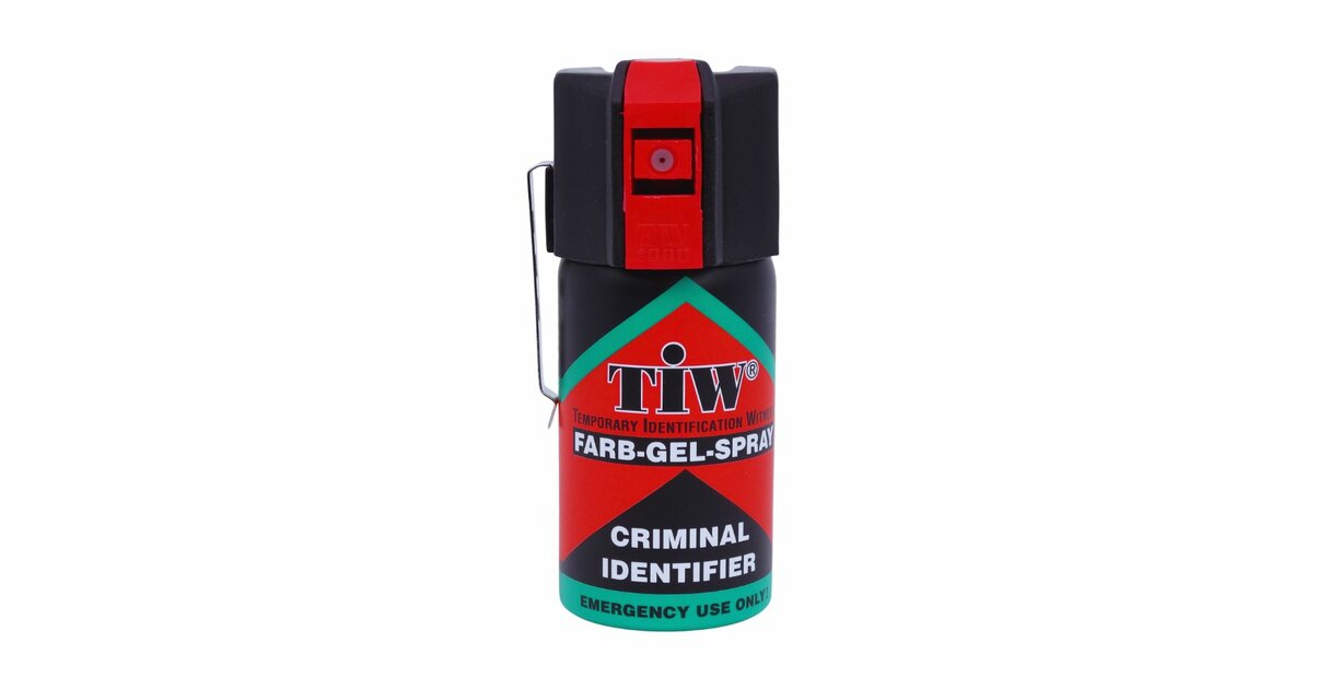 Spray Gel identifiant colorant rouge 40ml | Shock Defense