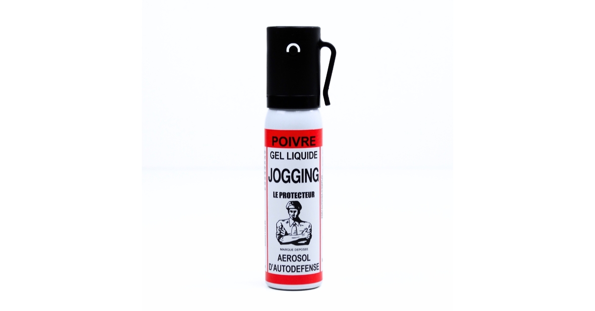 Spray au poivre puissante gel 25 ml - Bombe anti agression