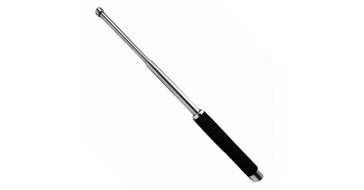 Matraque télescopique acier 45 cm manche aluminium - Pas cher