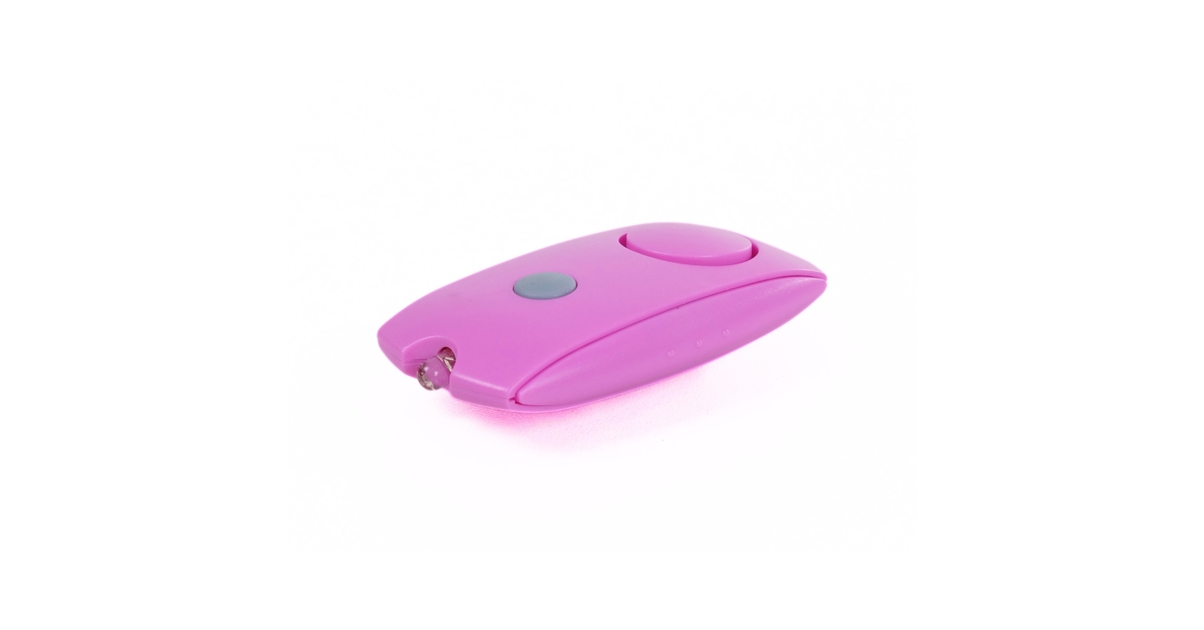 Alarme anti-agression femme rose 120 db - Alarme personnelle
