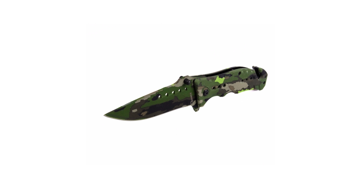 Couteau Pliant Militaire Camouflage – Efficacité et Sécurité