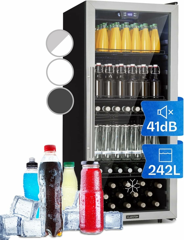 Klarstein Silent Mini Fridge 30L | Bedroom & Office Bar