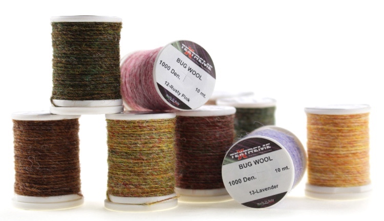 laine montages de mouches laine naturel BUG WOOL TEXTREME