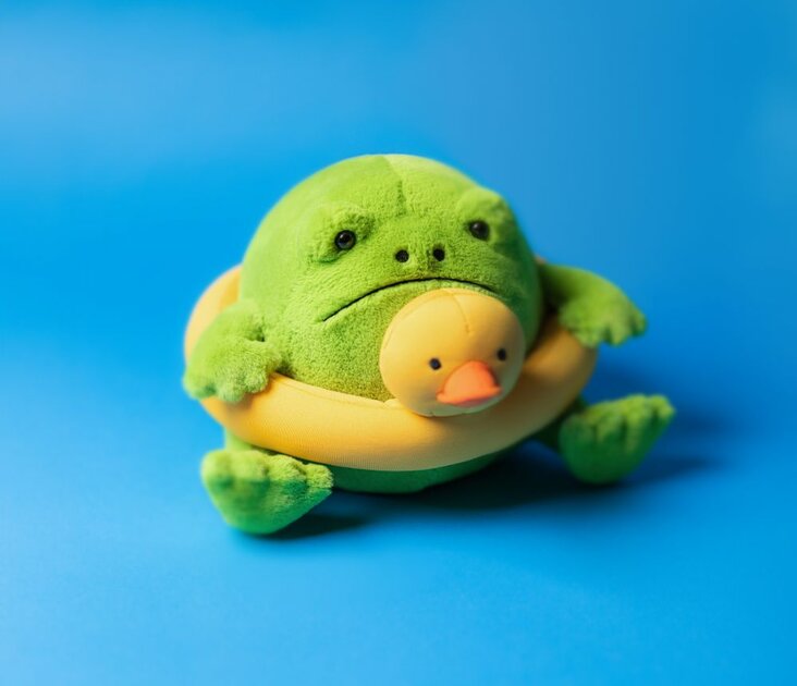 Ricky Rain Frog Rubber Ring - Animaux Jellycat/Amphibiens et reptiles ...