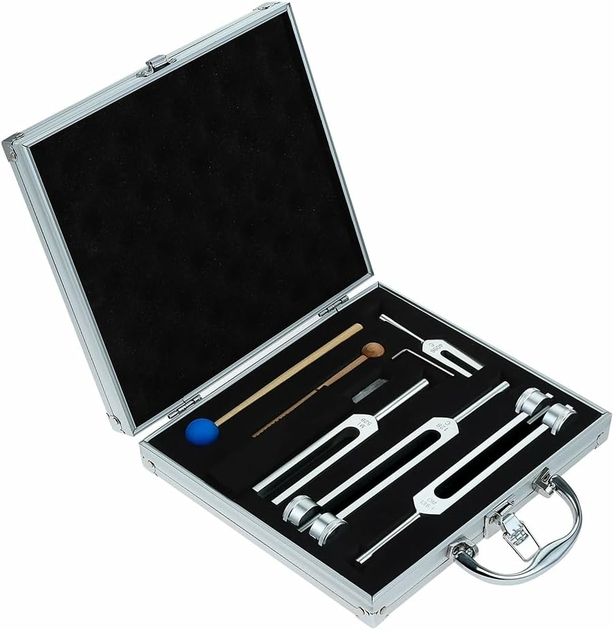 RATSTONE Diapason Therapeutique,Jeu de 4 diapasons (128 Hz, 136.1 Hz ...