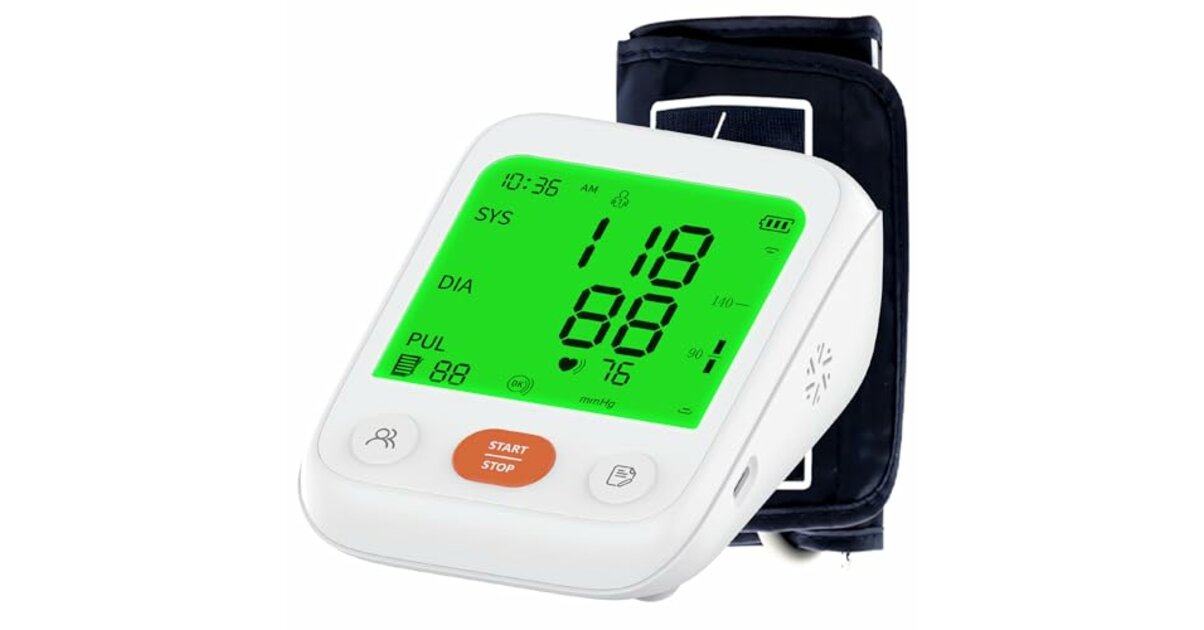 Blood Pressure Machine - Automatic Blood Pressure Monitor for Home Use ...