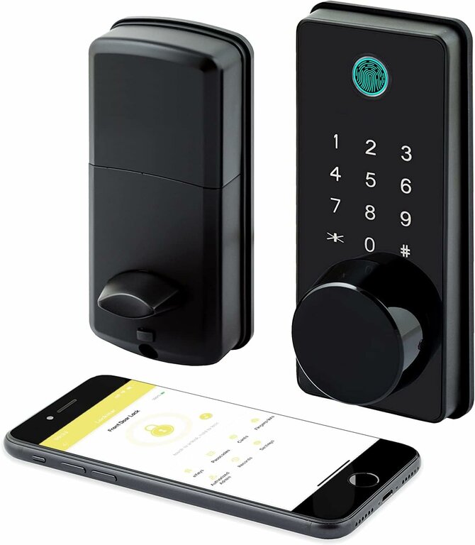 LOCKSTAR® Smart Door Lock • Keyless Deadbolt • Multiple Entry Methods ...