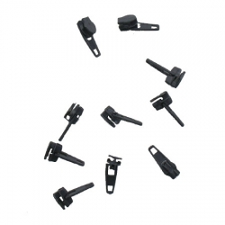 Sachet de 10 Curseur N°3 Gris Foncé - Fermeture éclair/Curseur ...