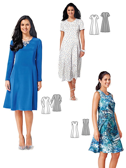 Patron robe 6821 - Patron de couture/tous les patron - mercerie-serviplus