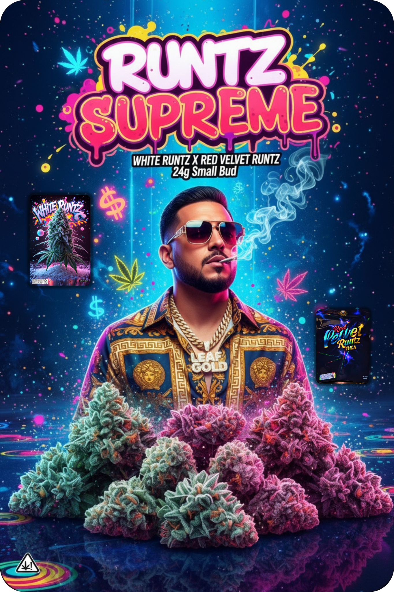 Achat THCA ⭐️ Fleurs & Résine Non Vaporisées Leaf Gold