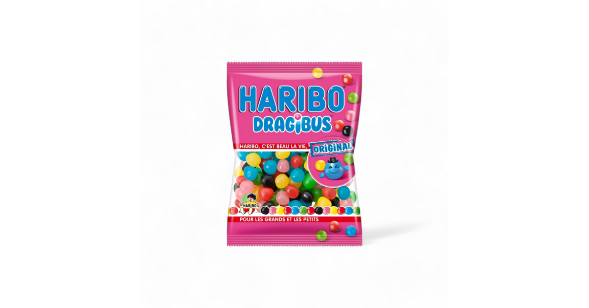 Dragibus Haribo 120g - Une explosion de couleurs et de saveurs