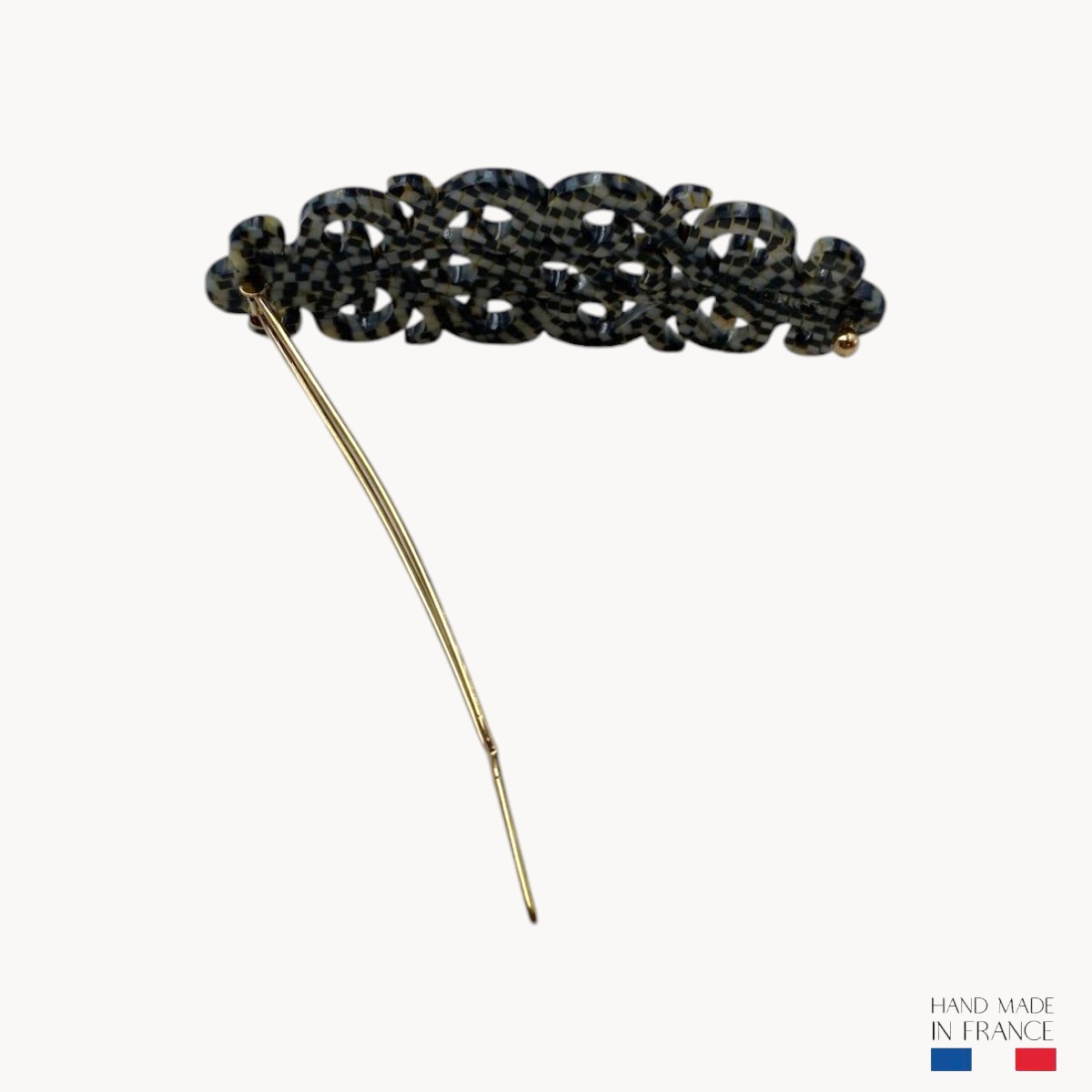 Barrette à cheveux Charlotte - Fait main en France