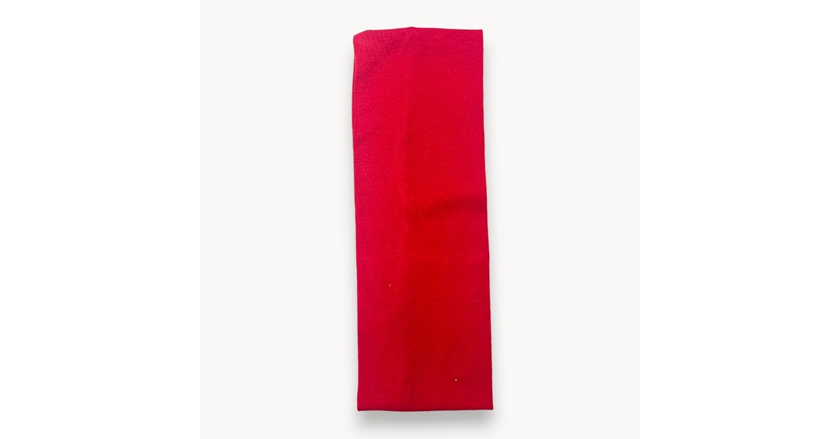 Headband "Ruby Radiance" - Bandeau Cheveux en Tissu Rouge Éclatant