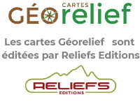 Planisphère en relief - GeoRelief