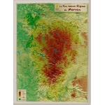 Carte en relief du Morvan - GeoRelief
