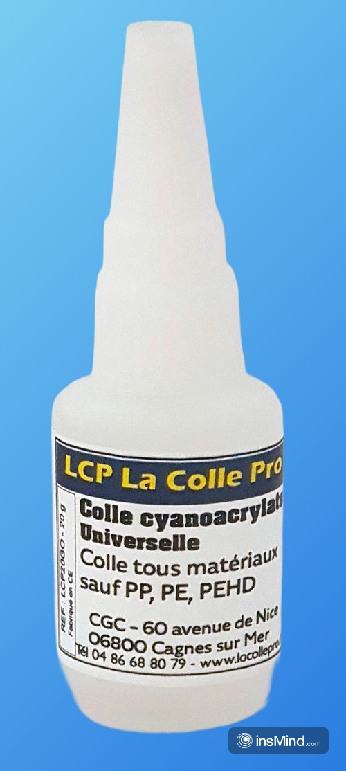 Colle cyanoacrylate LCP LACOLLEPRO universelle liquide