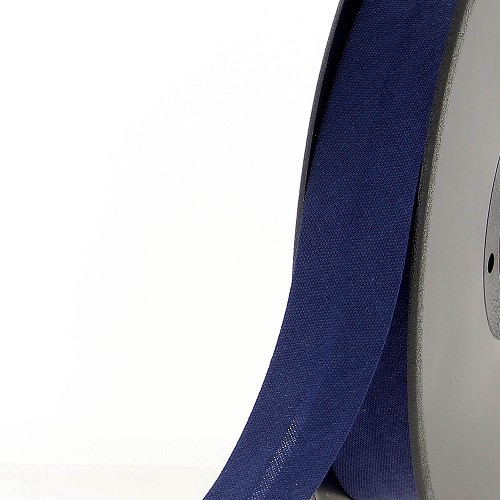 Biais textile 20 mm bleu marine x 25m - Rubanerie-Galons/Biais textile ...