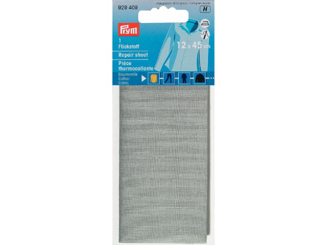 Thermocollant percale Gris Clair - Mercerie/Thermocollant percale ...