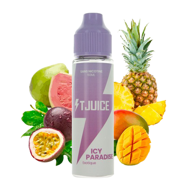 Icy Paradise - 50ml - TJuice - E-liquides sans nicotine - La petite ...
