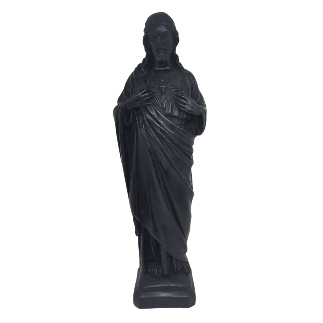 Sacré-Cœur – Objet de décoration en cire noire – Ciergerie des Prémontrés