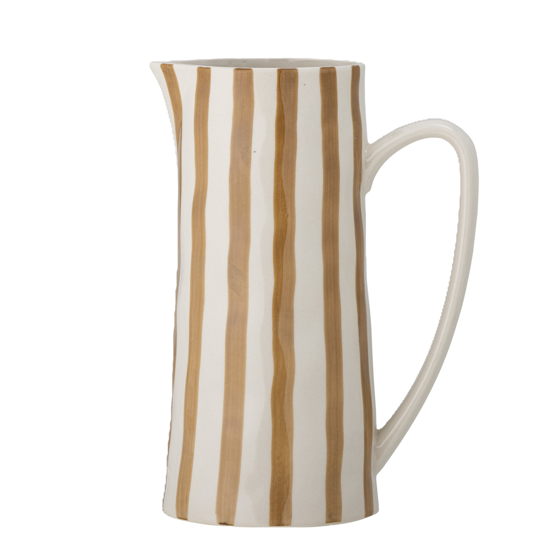 Pichet en Grès Begonia Brun - Élégance et Praticité