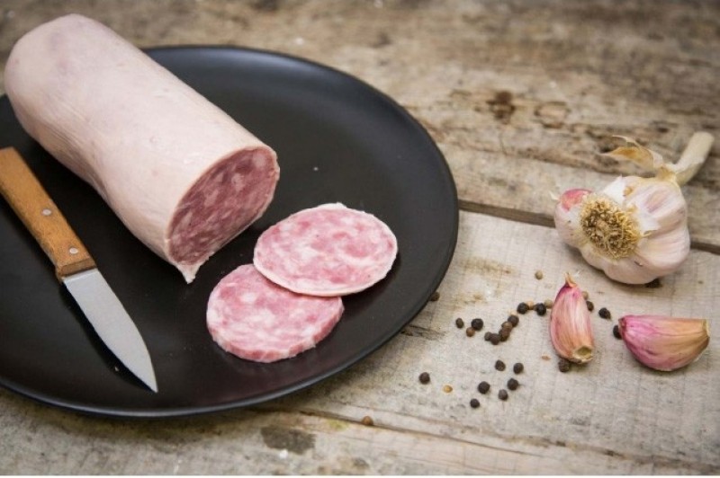 Gourmet Saucisson à l’Ail - Saveurs Artisanales Française