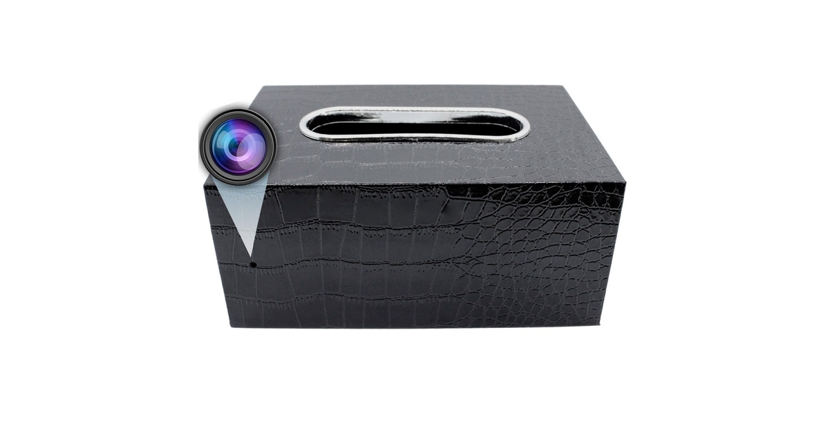 Ultra-Discreet 4K Spy Camera Concealed in a Functional Tissue Box ...