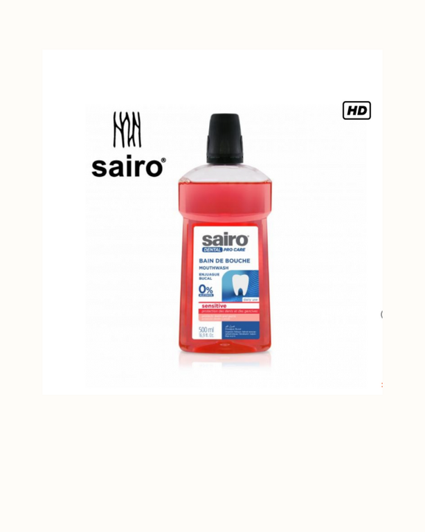 Bain Bouche Douceur 500ml SaiRo - Douceur et Fraîcheur Quotidienne