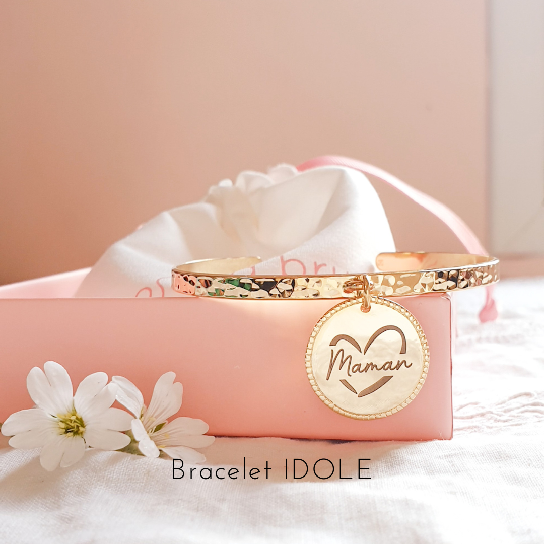 Bijou gravé MAMAN MAMOUNETTE MAMAN CHERIE MAMAN LOUVE