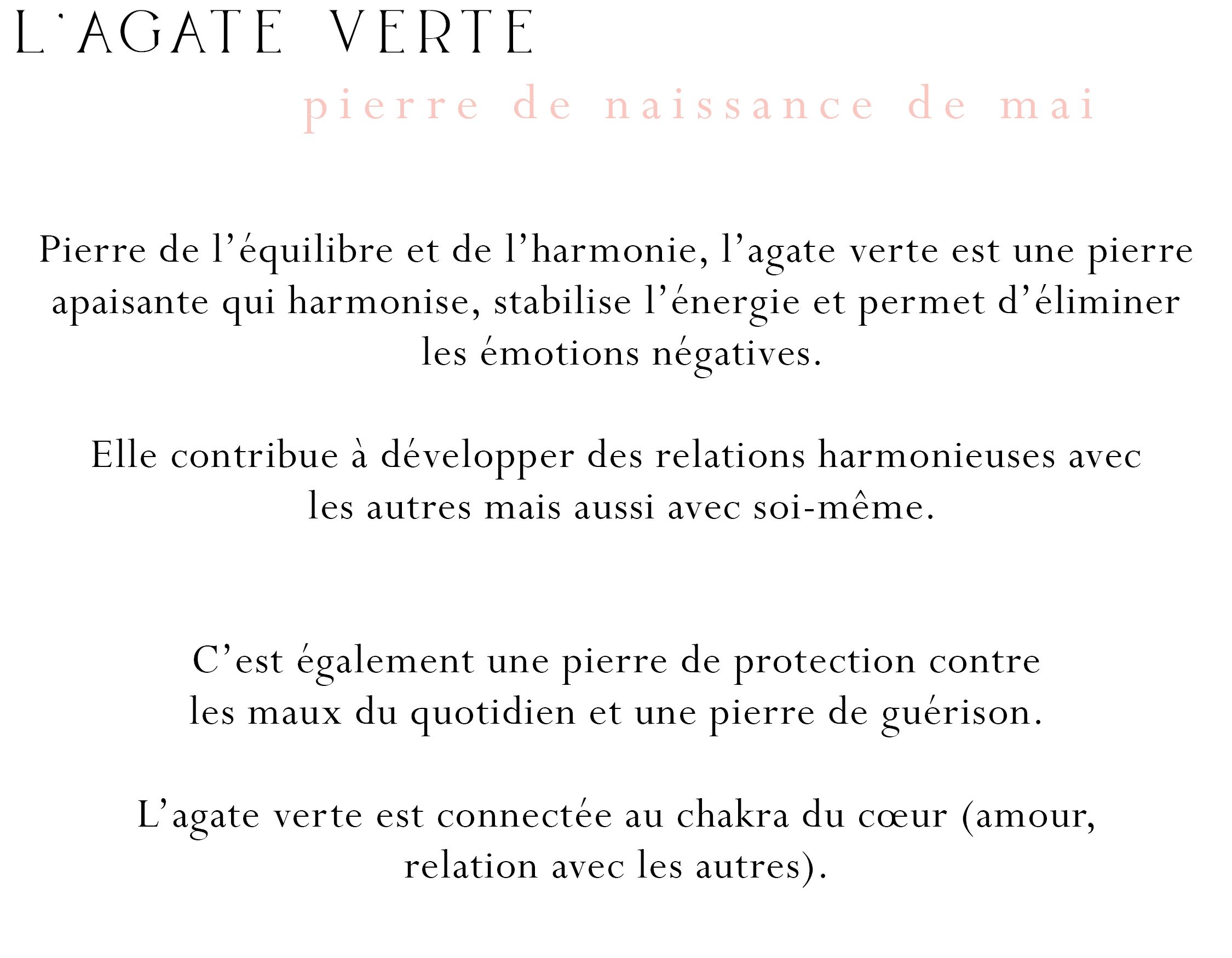 Guide des pierres - ROSA LA BRUNE