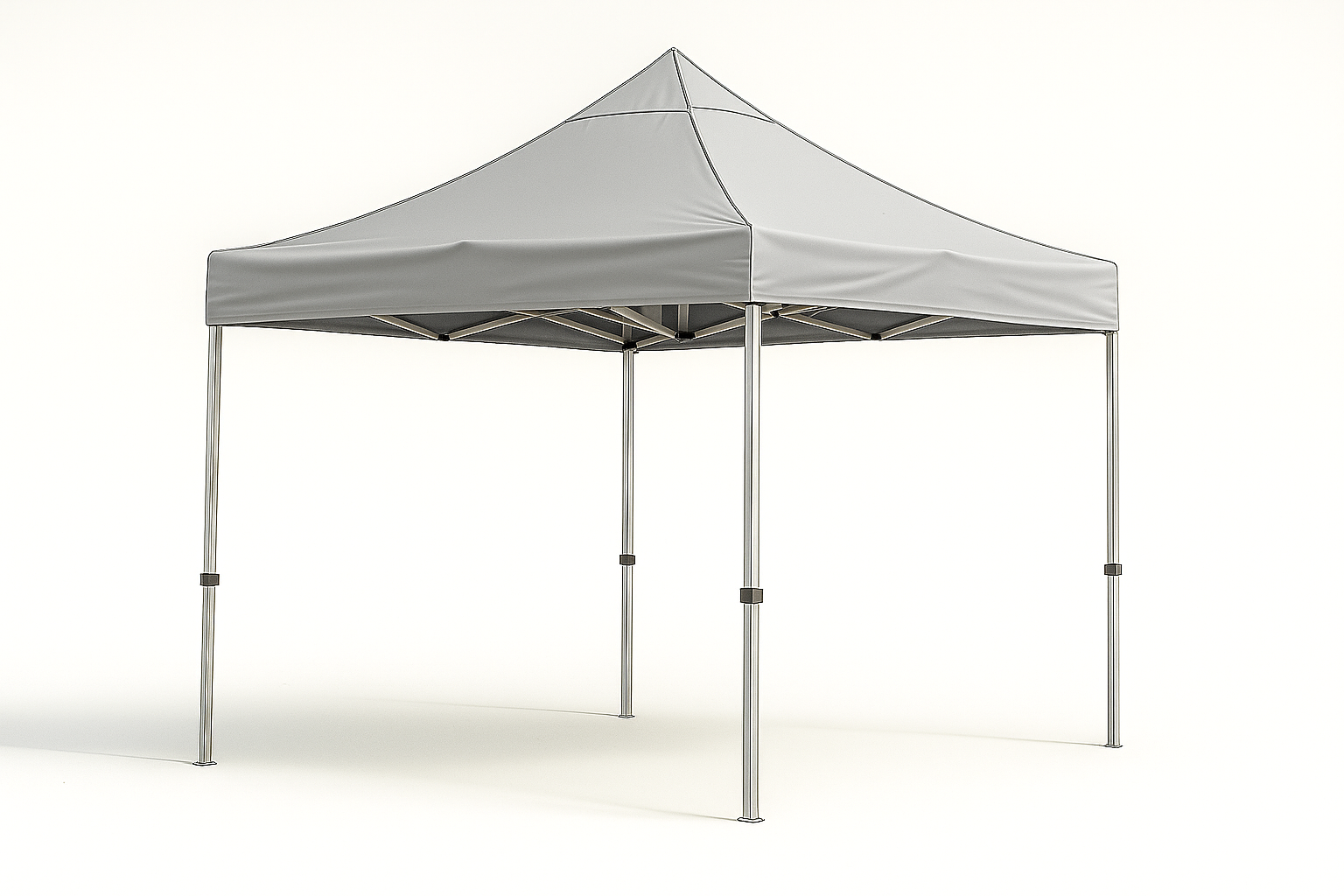 Barnum pliant 3x3 Alu gris sans parois – Gamme Excellence PRO - 3X3 ALU ...