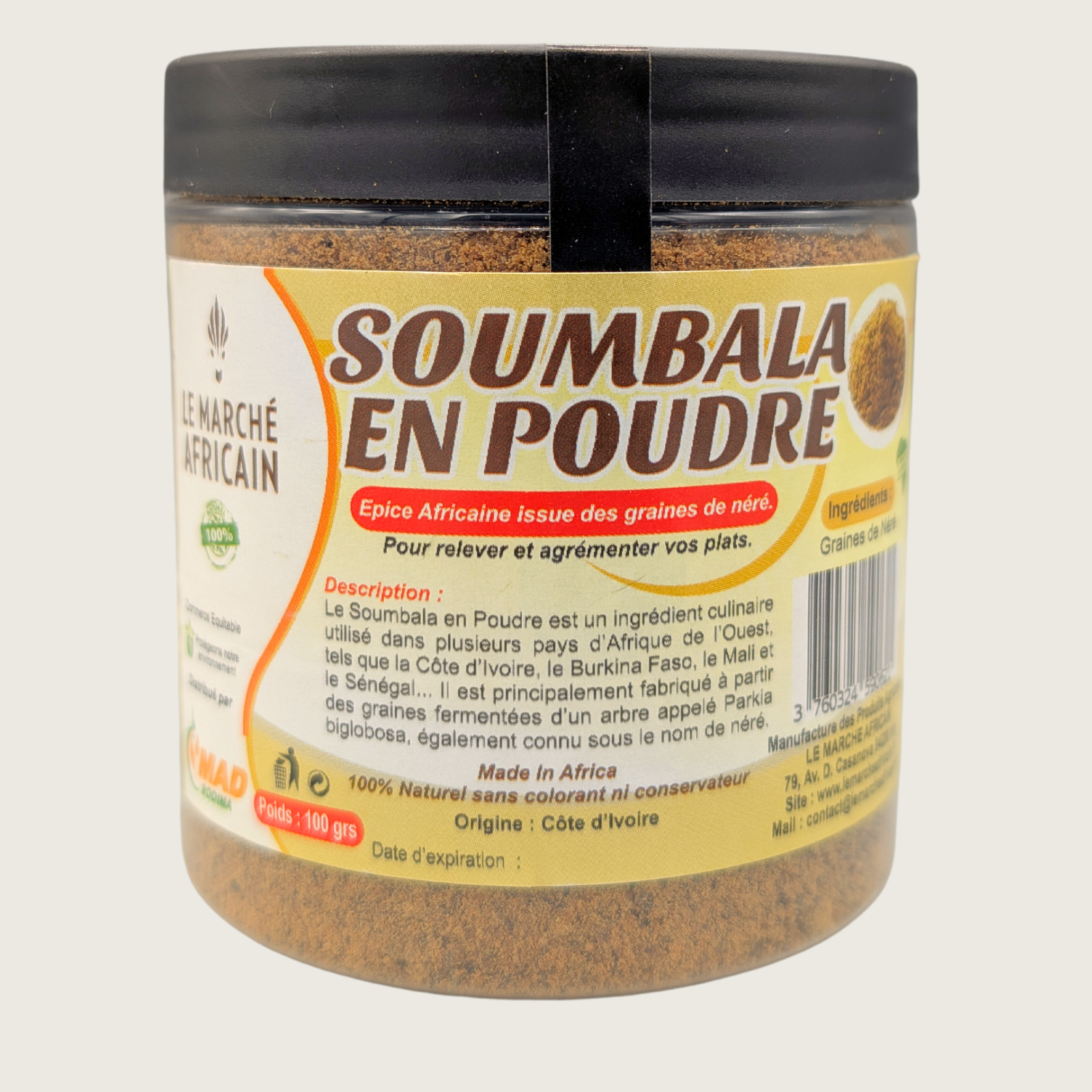 Poudre de Soumbala – Saveur Africaine et Bienfaits