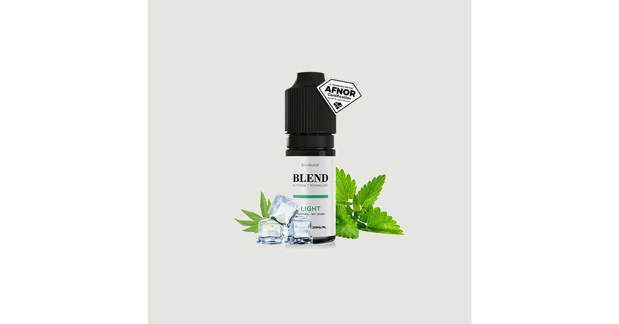 Light Menthol Blend - E-liquide/E-Liquide 10 mL Sel De Nicotine - LA ...