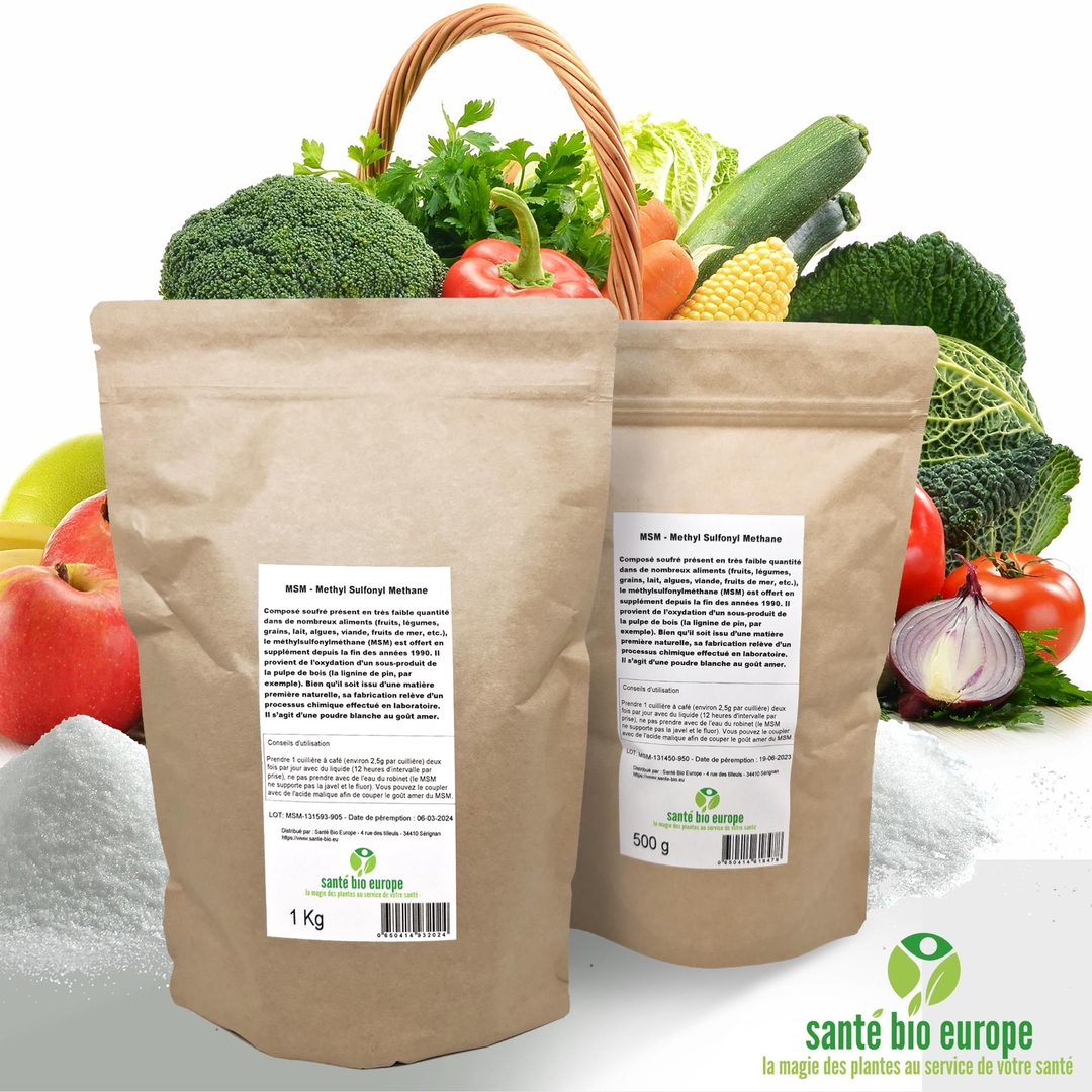 msm - poudre - 1kg - santé bio