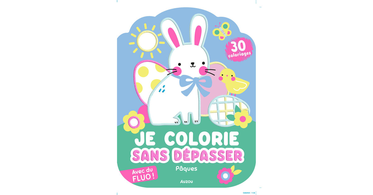 Cahier de coloriage Pâques évolutif pour apprendre à colorier