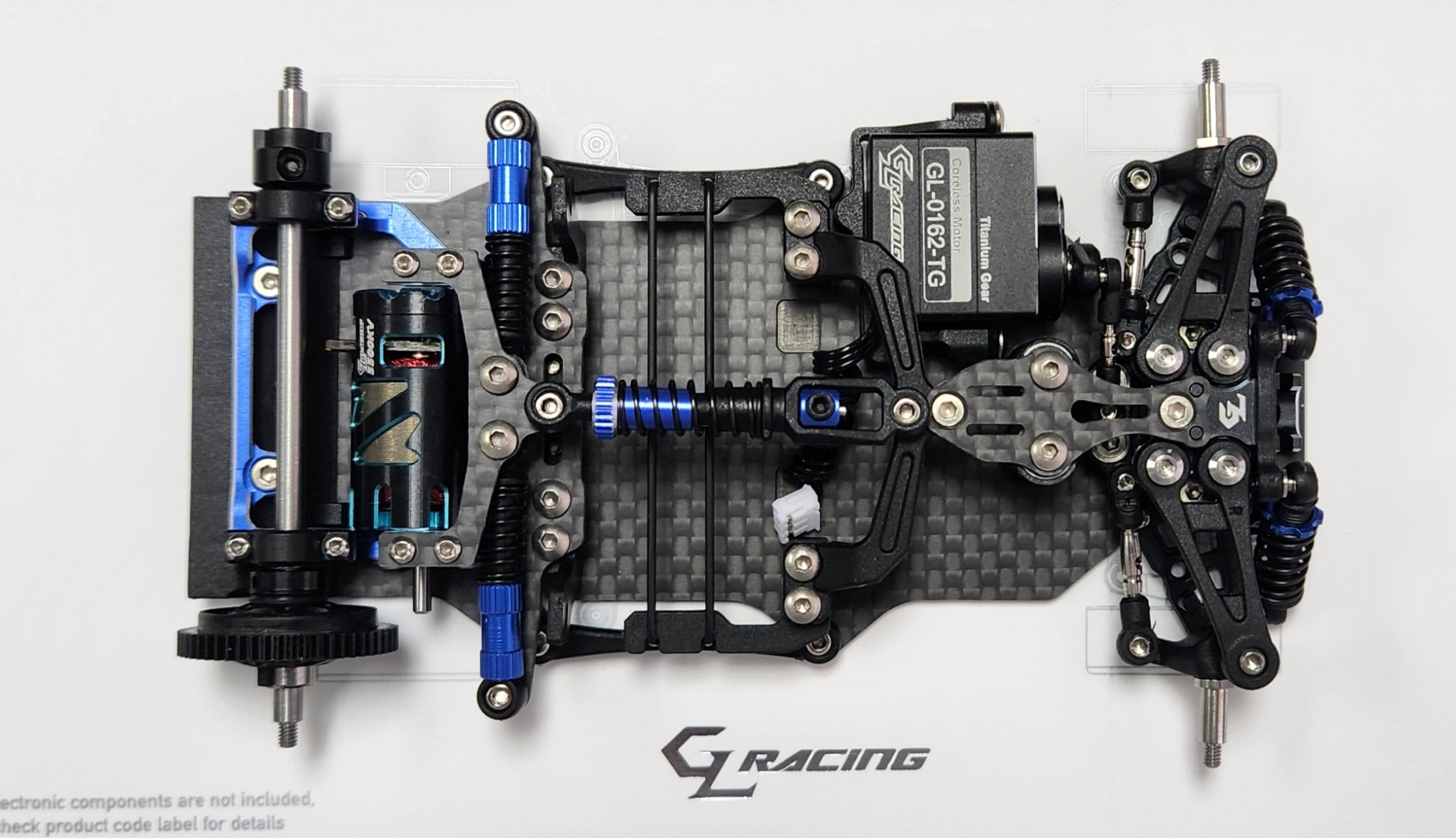 GL RACING Châssis GTR 1/27 RWD – (Sans servo et variateur), GL-GTR-SET ...