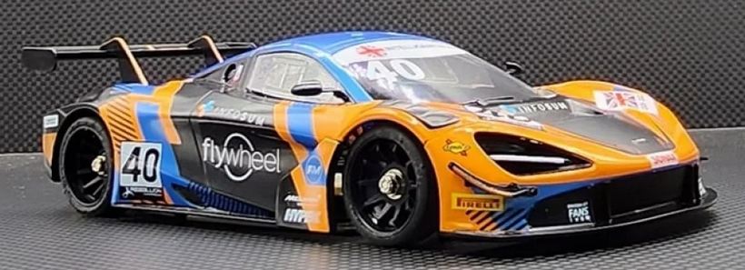 GL RACING W.MM.102 – GL 720S GT3 body-003 n°40 Orange et Bleu LIMITED ...