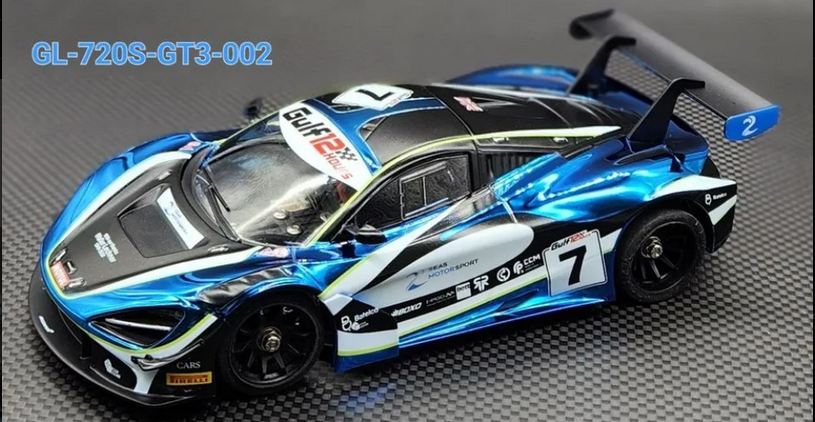 GL RACING W.102 – GL 720S GT3 body-002 n°7 Bleu Chrome LIMITED EDITION ...
