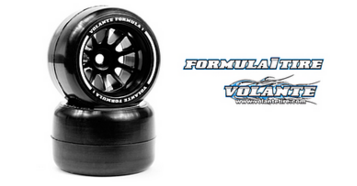 Volante F1 Rear Rubber Slick Tires Asphalt Soft Compound Preglued ...