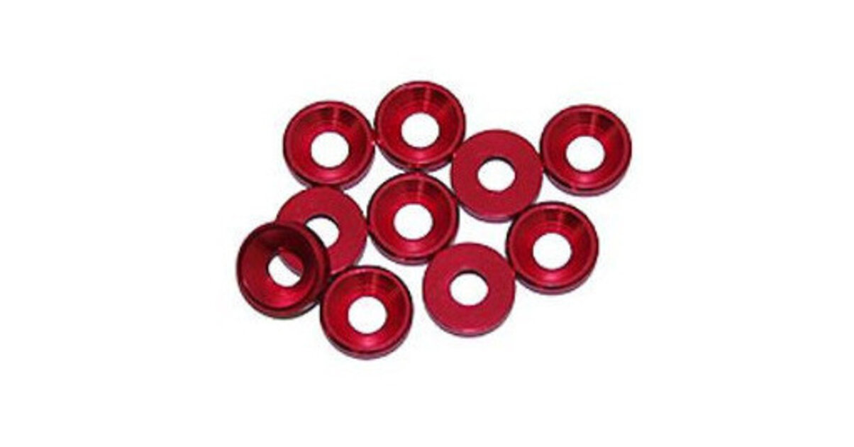 ULTIMATE Rondelle cuvette 3 Rouge (x10), UR1501-R - Visseries/Rondelles ...