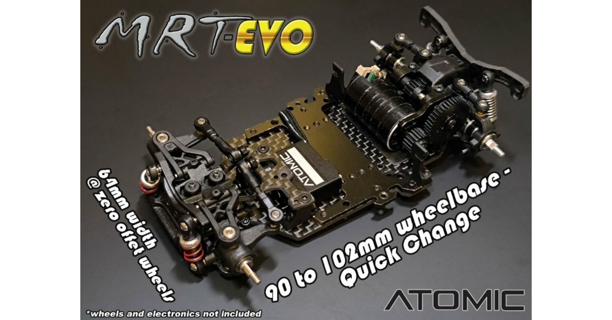 ATOMIC Kit Chassis MRT EVO (sans electronique), MRTEVO-KIT - Kits Miniz ...