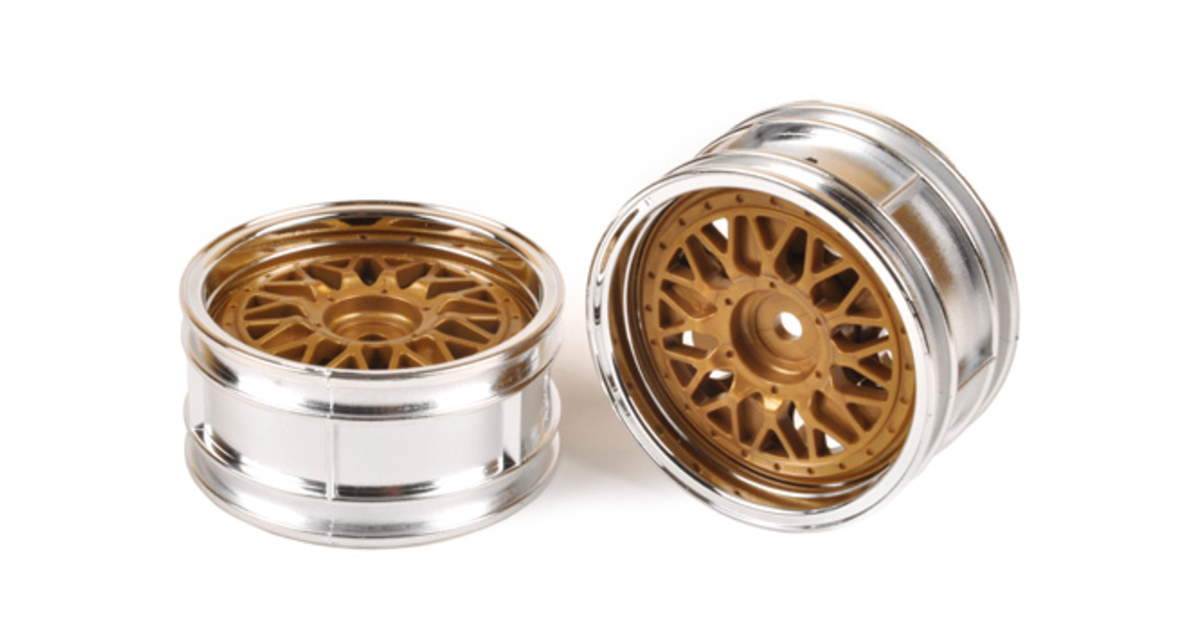 TAMIYA Jantes 26mm à flasque type BBS, 50548 - Roues - Pneus - Jantes ...