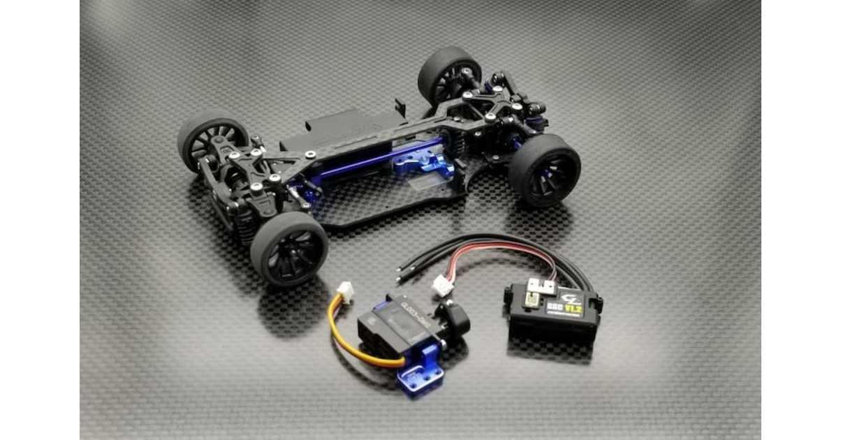 GLA-V2.1 4WD GL-Racing kit à monter avec servo et vario , GLA-V2-001 ...